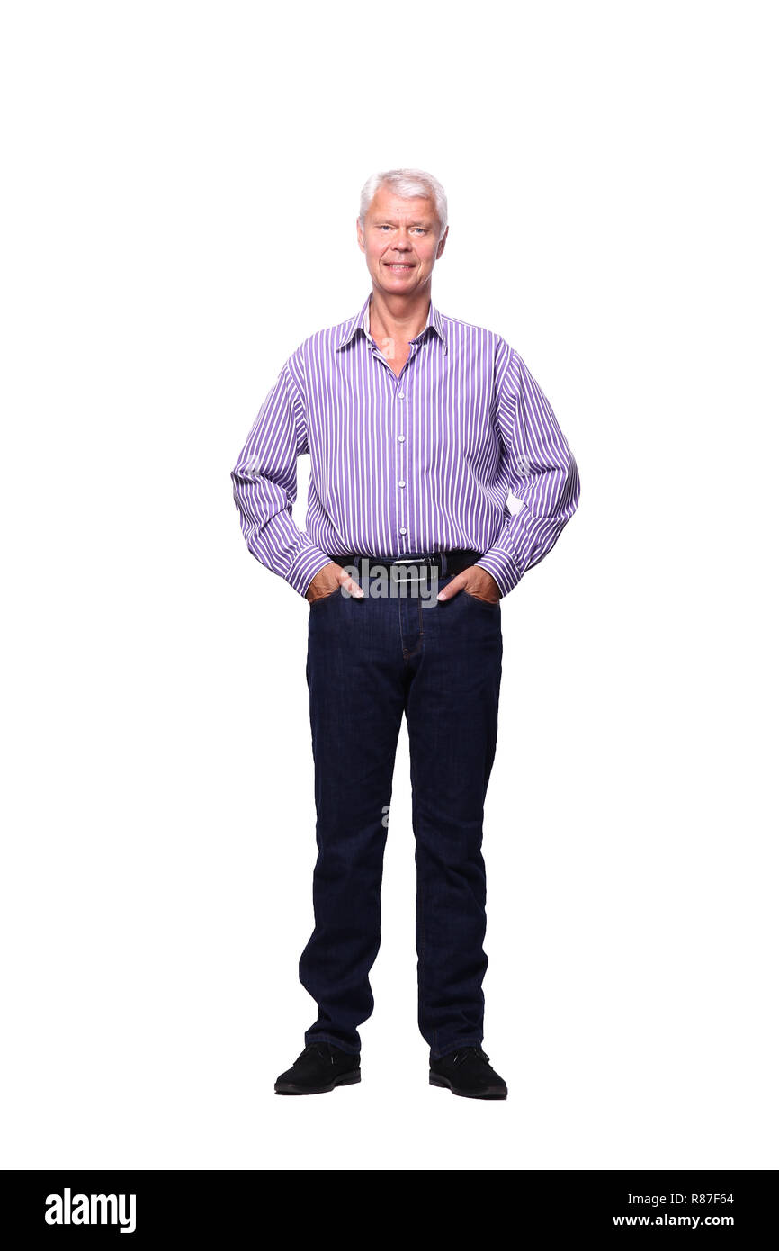 Portrait of a man full body Stock Photo - Alamy
