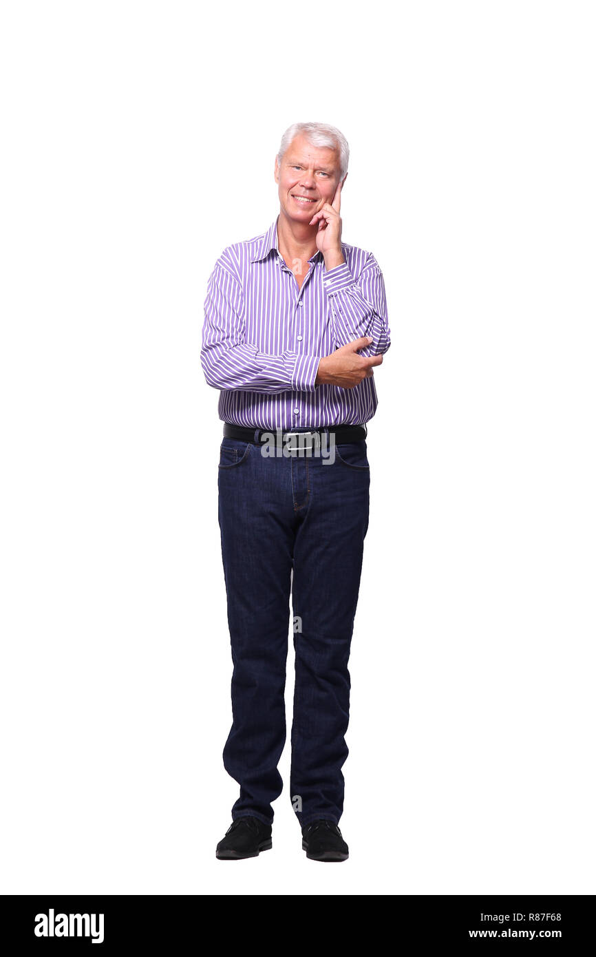 Portrait of a man full body Stock Photo - Alamy