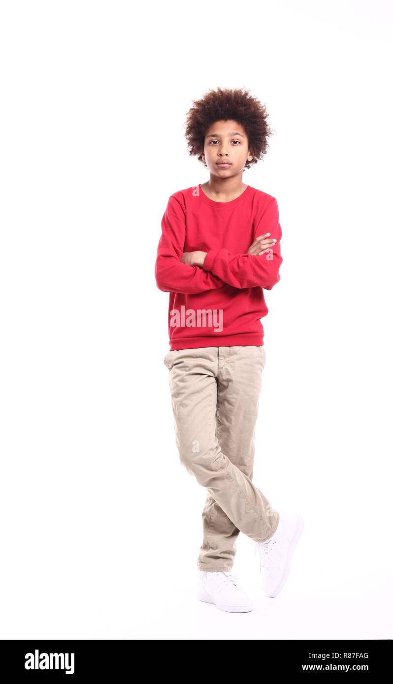 African american teen school uniform Cut Out Stock Images & Pictures ...