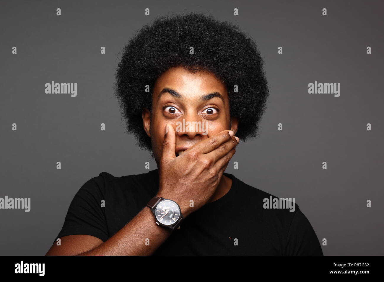 Beautiful man in front of a white background Stock Photo - Alamy