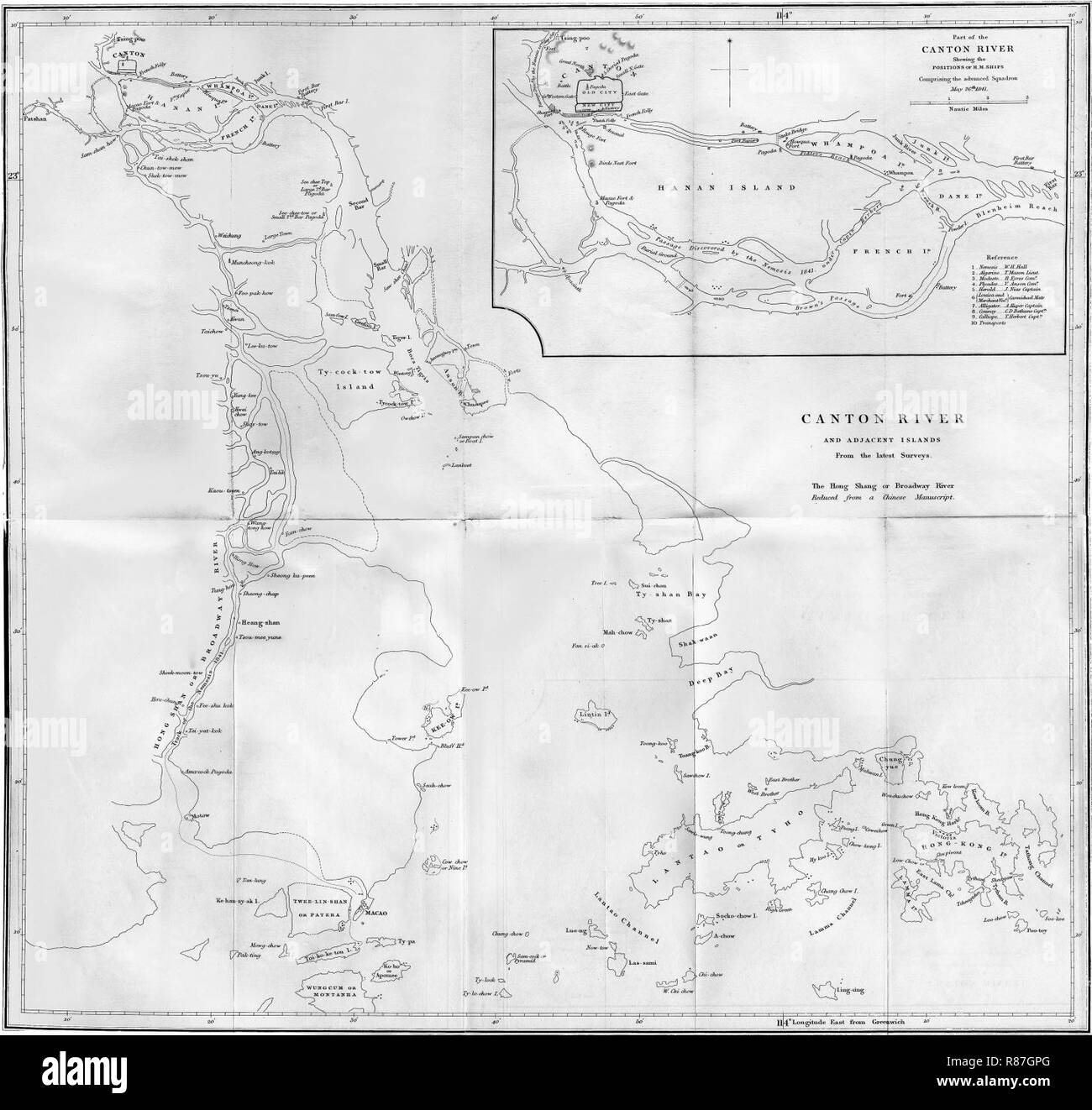 Canton River and adjacent islands Stock Photo - Alamy