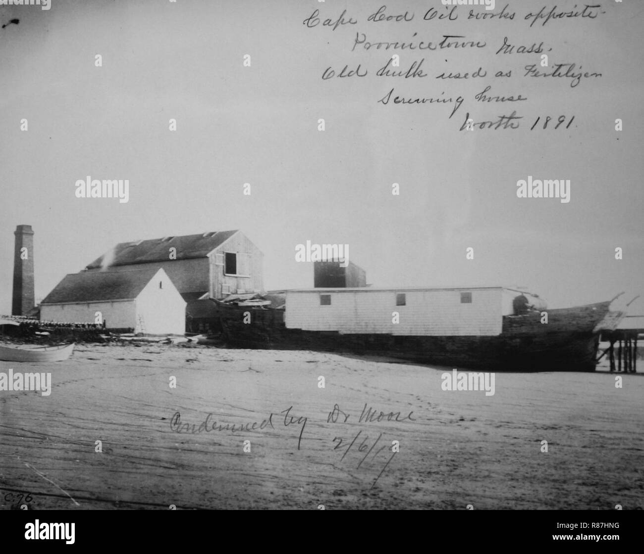 Cape Cod Oil Works 1891 Stock Photo - Alamy