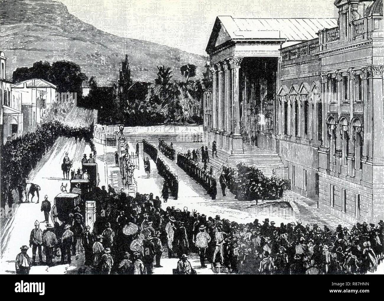 Cape Colony - 1885 Opening of houses of parliament - The Graphic 1885 ...