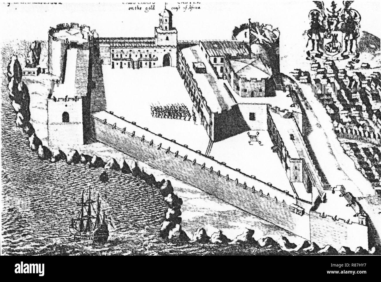 CapeCoastCastle1682 300dpi 001 Stock Photo - Alamy