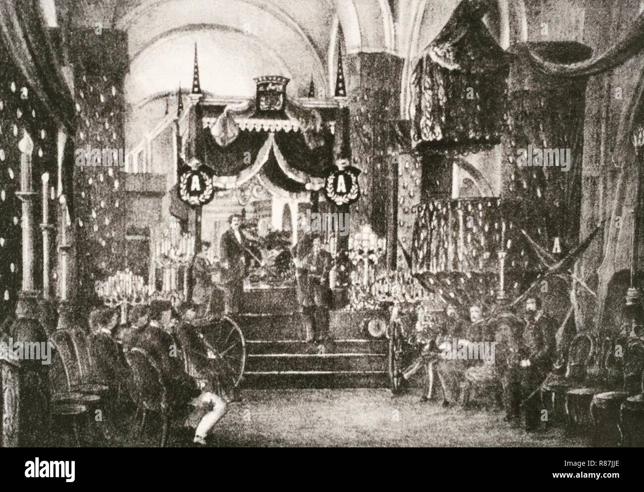 Capilla ardiente hi-res stock photography and images - Alamy