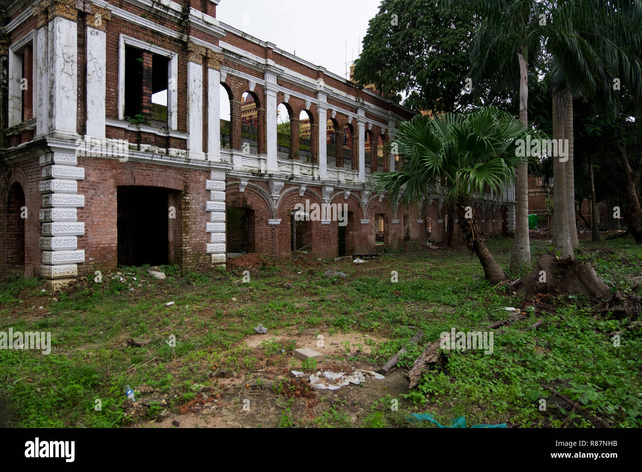 An example of British Colonial Architecture in Yangon, Myanmar Stock ...