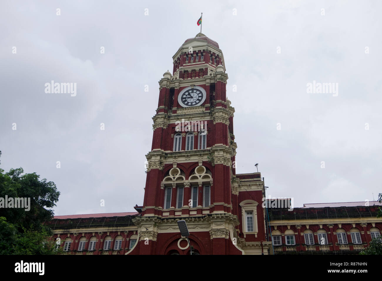 The main courthouse, an example of British Colonial Architecture in ...