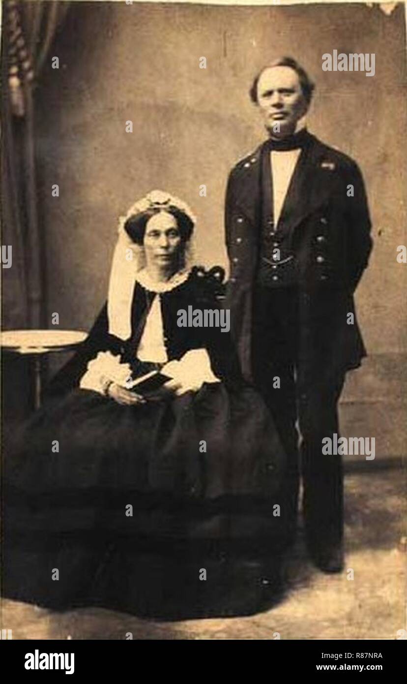 Carl Edvard and Louise van Dockum by C.Ch. Hansen Stock Photo - Alamy