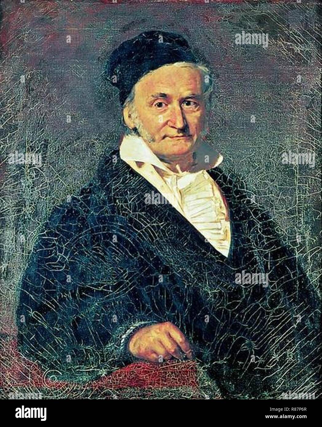 Carl Friedrich Gauss (C. A. Jensen Stock Photo - Alamy