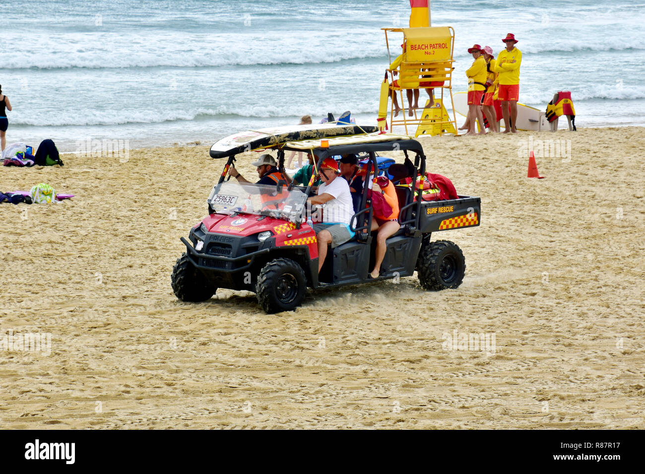 Surf rescue beach buggy hi-res stock photography and images - Alamy