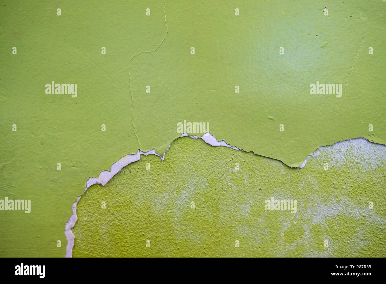 Cement wall green edges textured background. background of natural ...