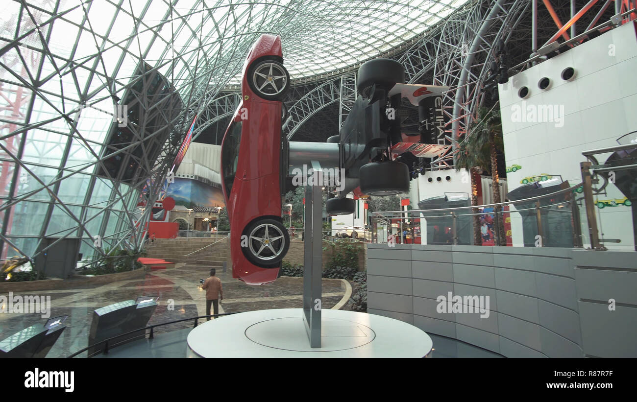 Ferrari World Abu Dhabi on Yas Island Stock Photo - Alamy