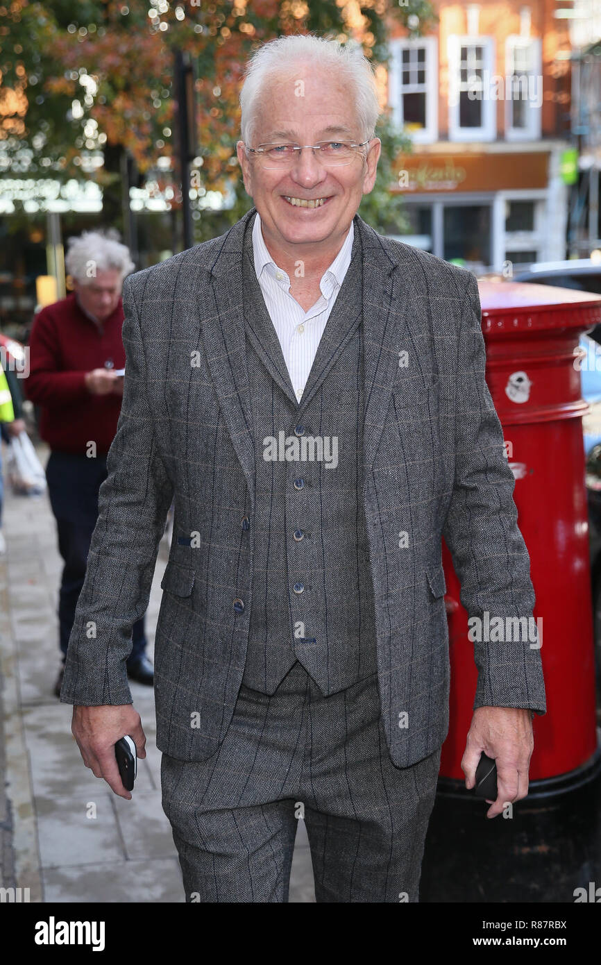 David Gower arriving at BBC Radio Two studios - London Featuring: David ...