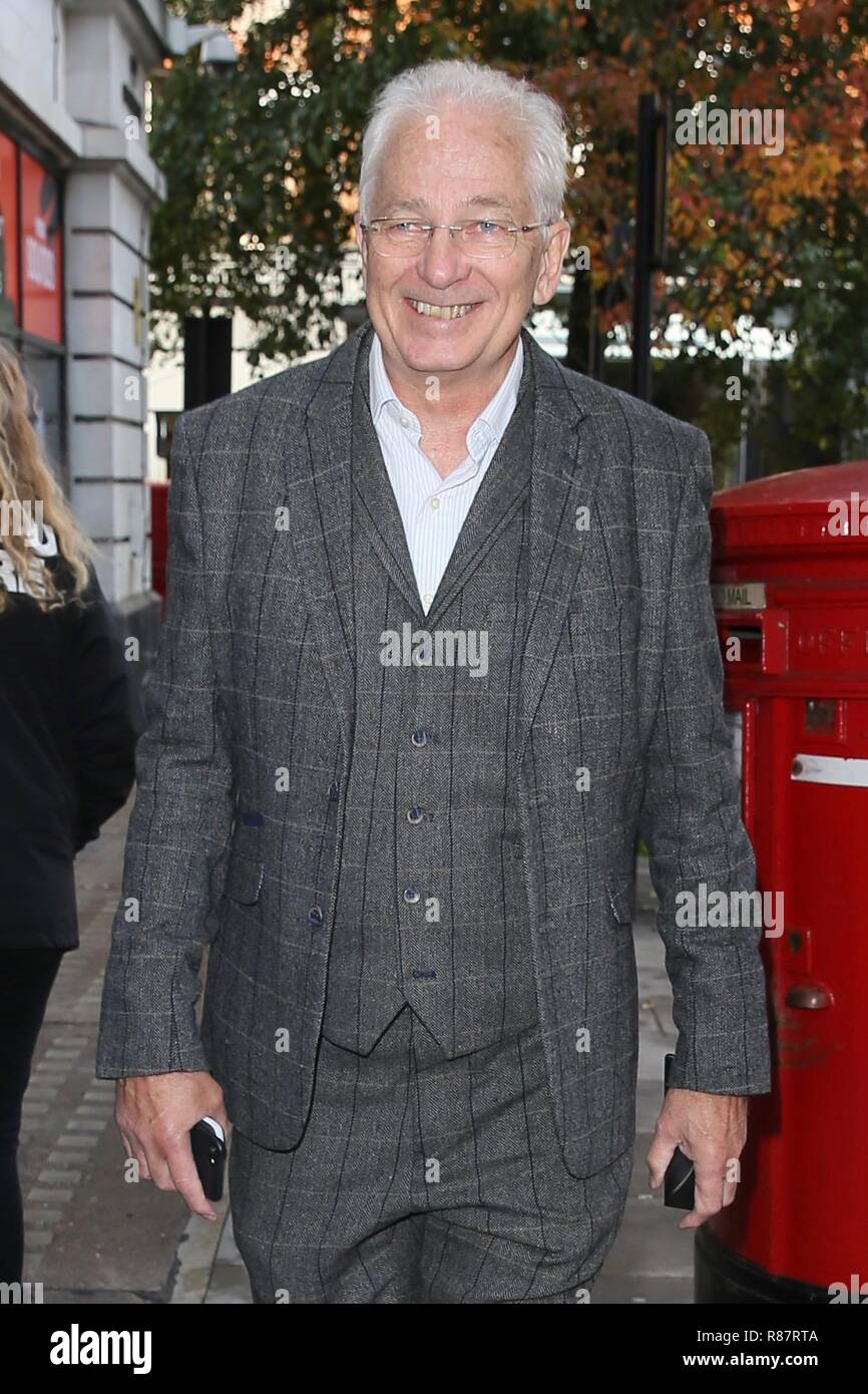 David Gower seen arriving at BBC Radio 2 Featuring: David Gower Where ...