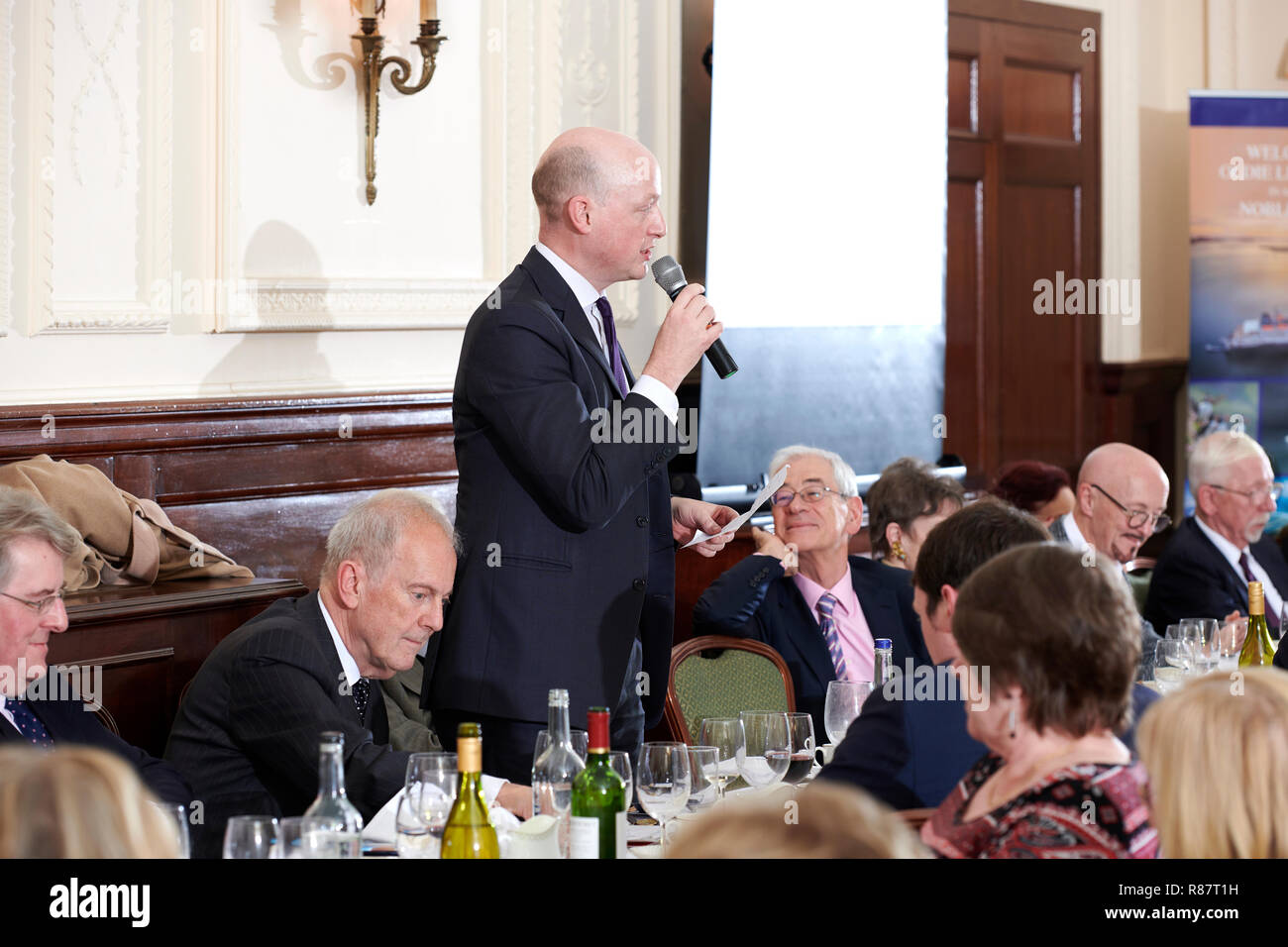 Harry Mount at The Oldie Literary Lunch 11/12/18, Photography Neil ...