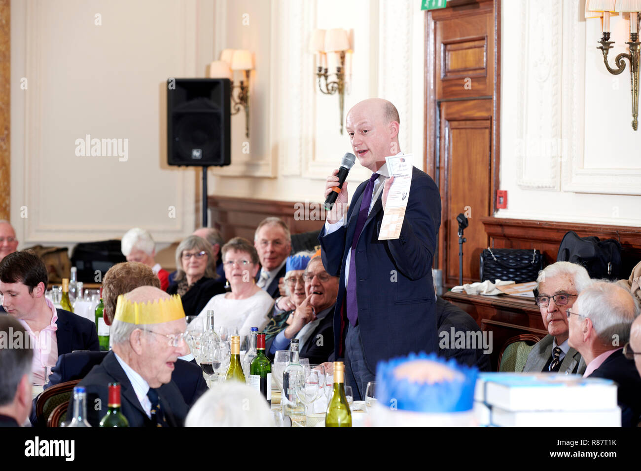 Harry Mount at The Oldie Literary Lunch 11/12/18, Photography Neil ...