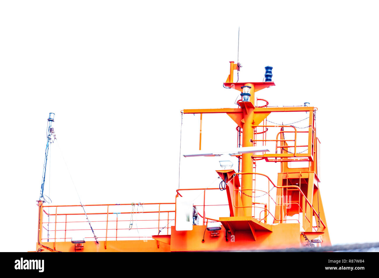 Working activity at the Mooring quay Stock Photo - Alamy