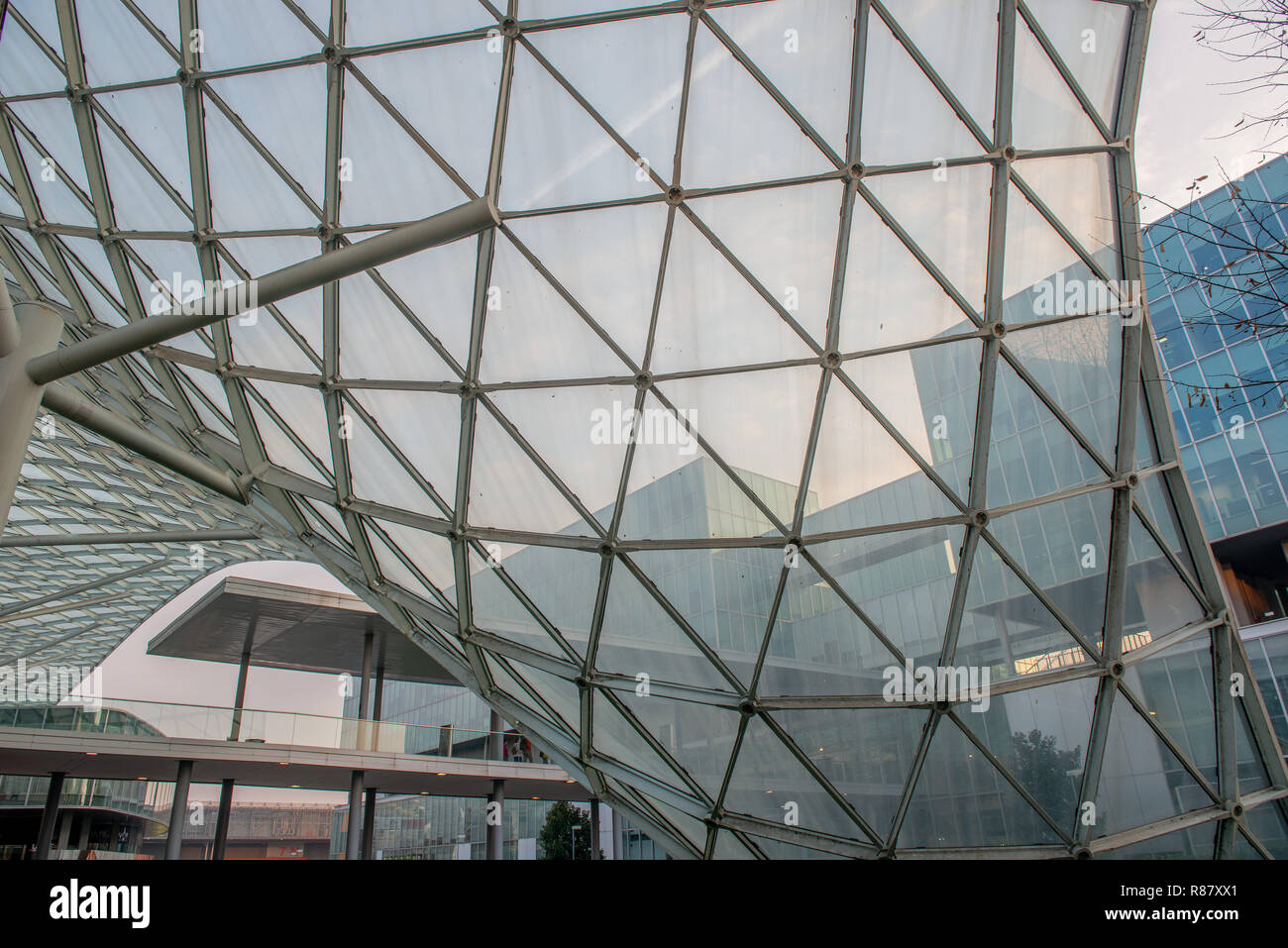 Rho Milano Italy 2 December 2018: Fiera Milano Rho entrance. Fiera ...