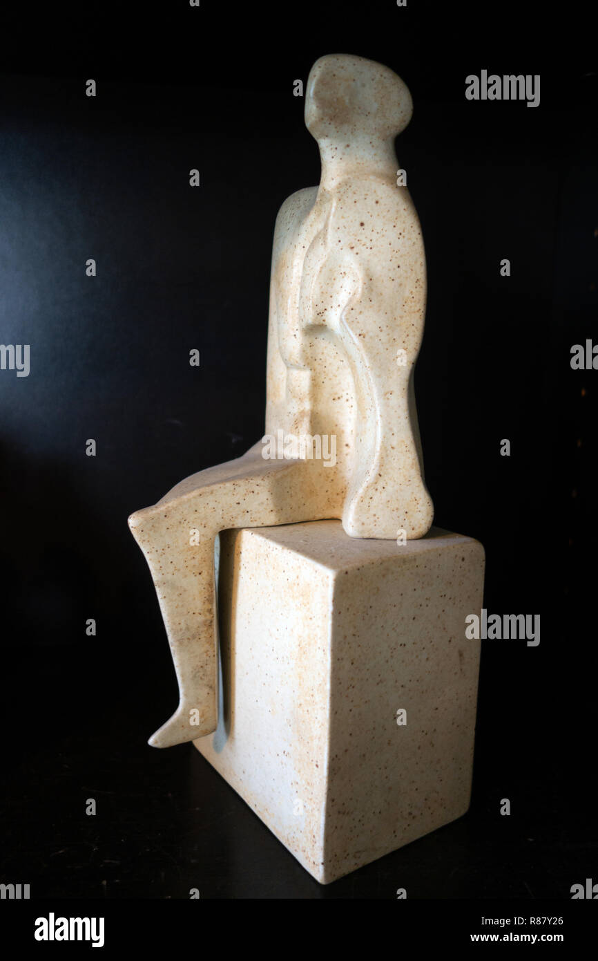 A Contemporary Ceramic Sculpture of a Single male figure circa 1984 by ...