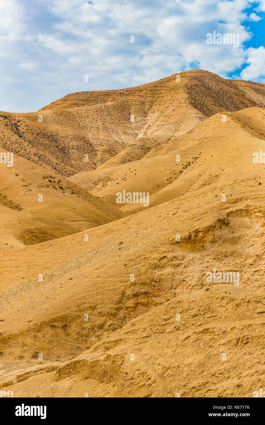 Landscape desert of Israel is the lowest point on the planet Stock ...
