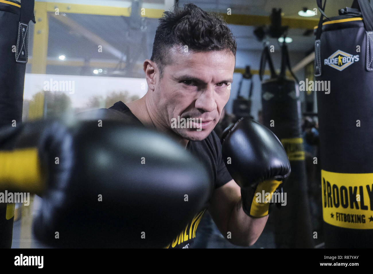 Former professional boxer Sergio Martinez presents the Brooklyn ...