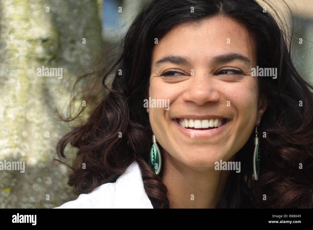 Beautiful afro woman Stock Photo - Alamy