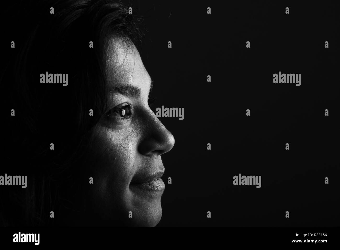 Fashion afro american woman Black and White Stock Photos & Images - Alamy