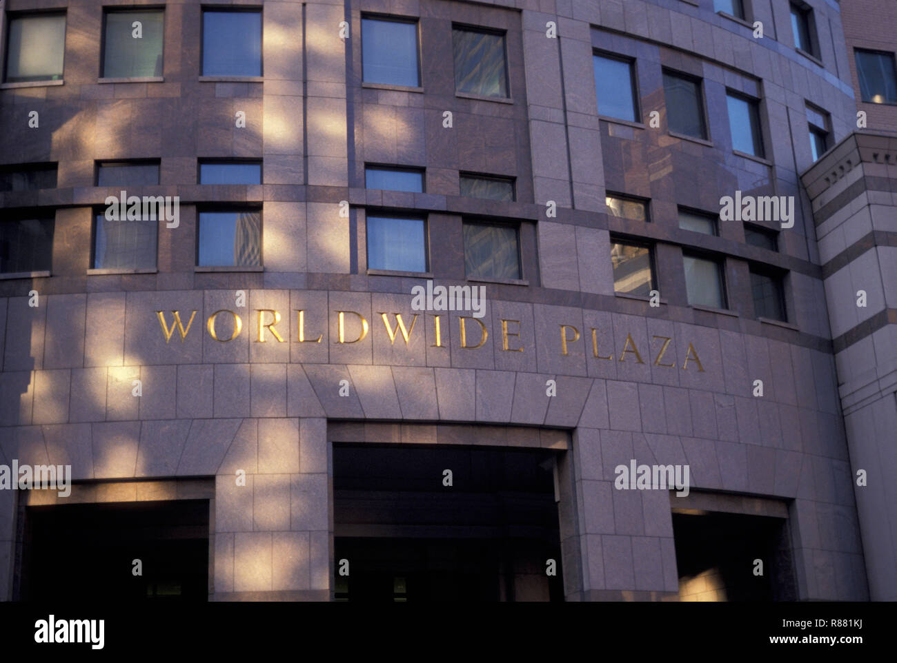 NOT 808918 NEW YORK CITY WORLDWIDE PLAZA WORLDWIDE PLAZA Stock Photo ...