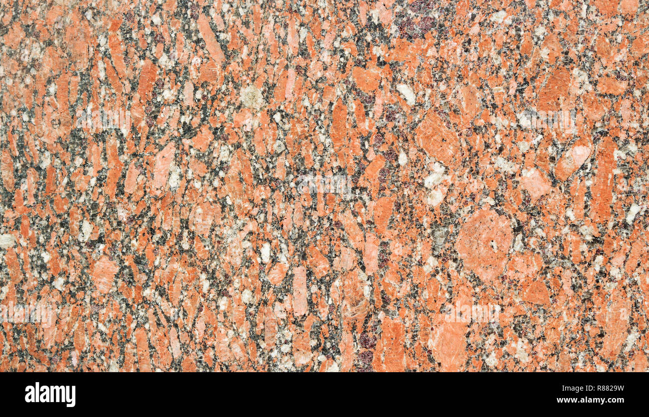 Beautiful high detailed red granite with abstract natural pattern Stock ...