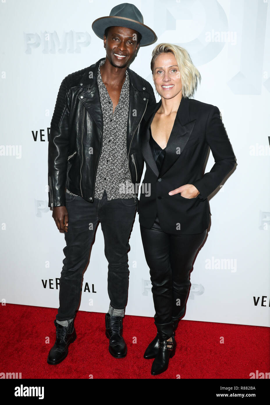 LOS ANGELES, CA, USA - NOVEMBER 07: Edi Gathegi, Christine Crokos at ...