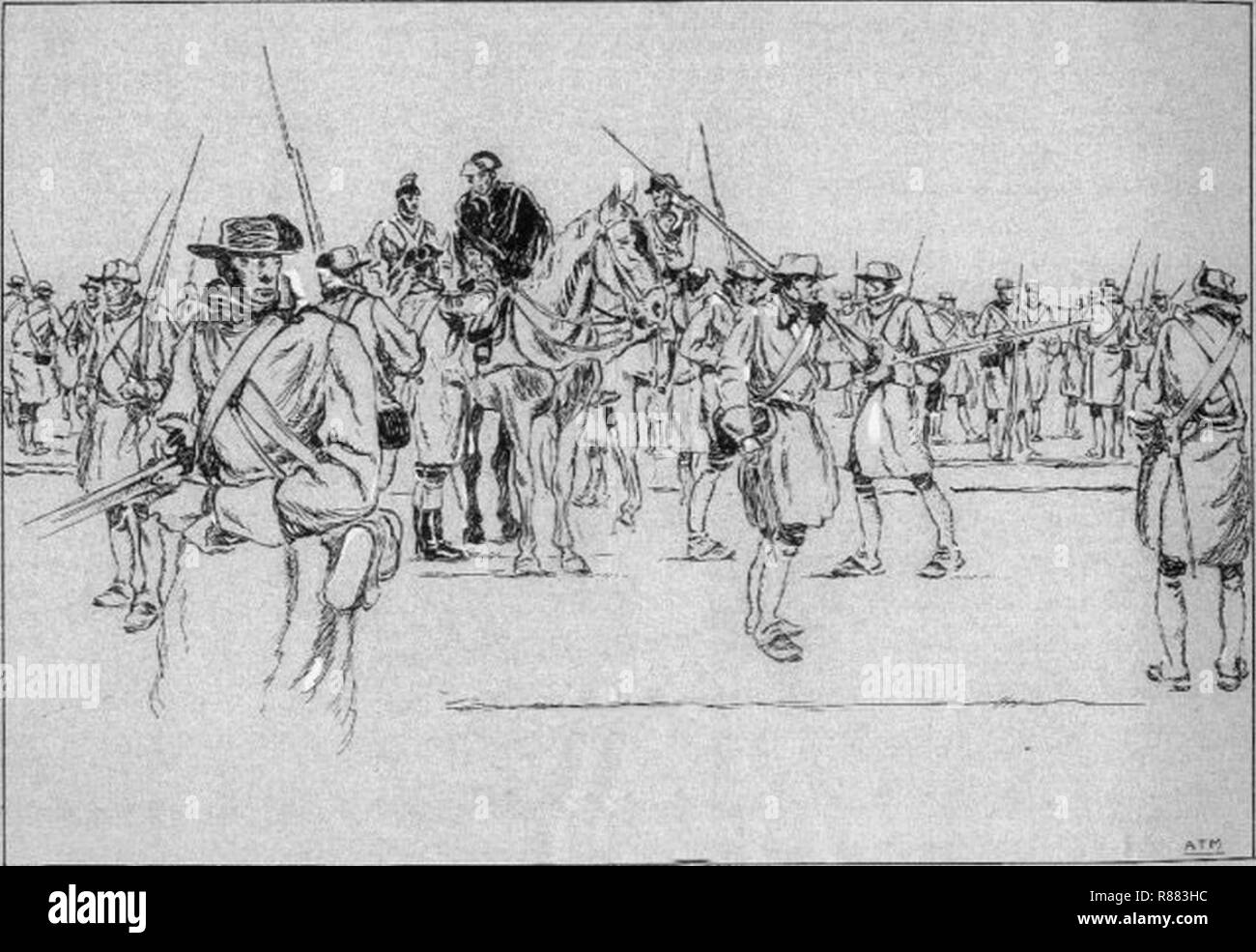 Captain Andrew Porter attends George Washington Battle of Princeton ...