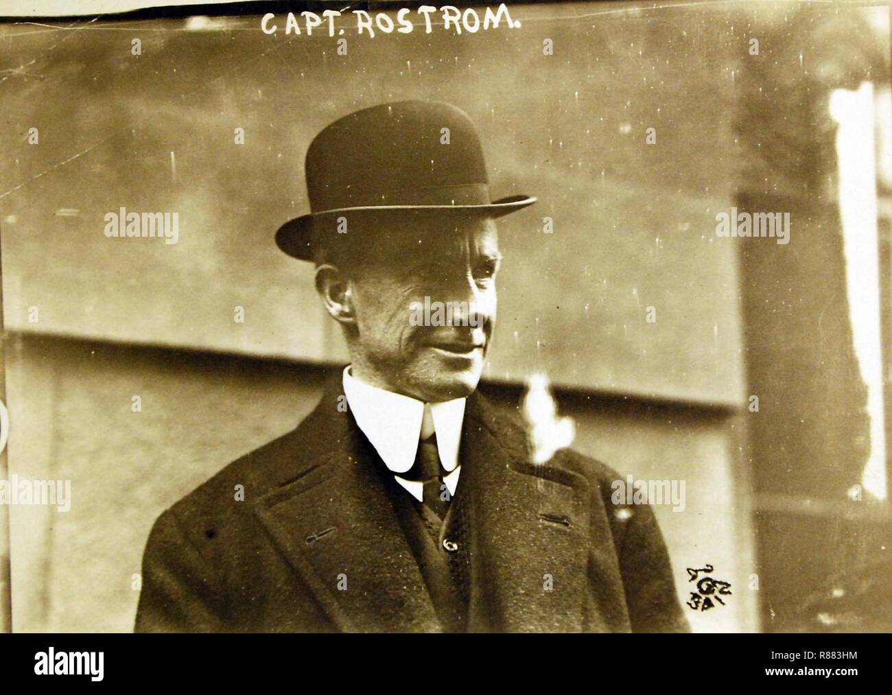 Captain Arthur Rostron of SS Carpathia, who pickup up survivors of ...