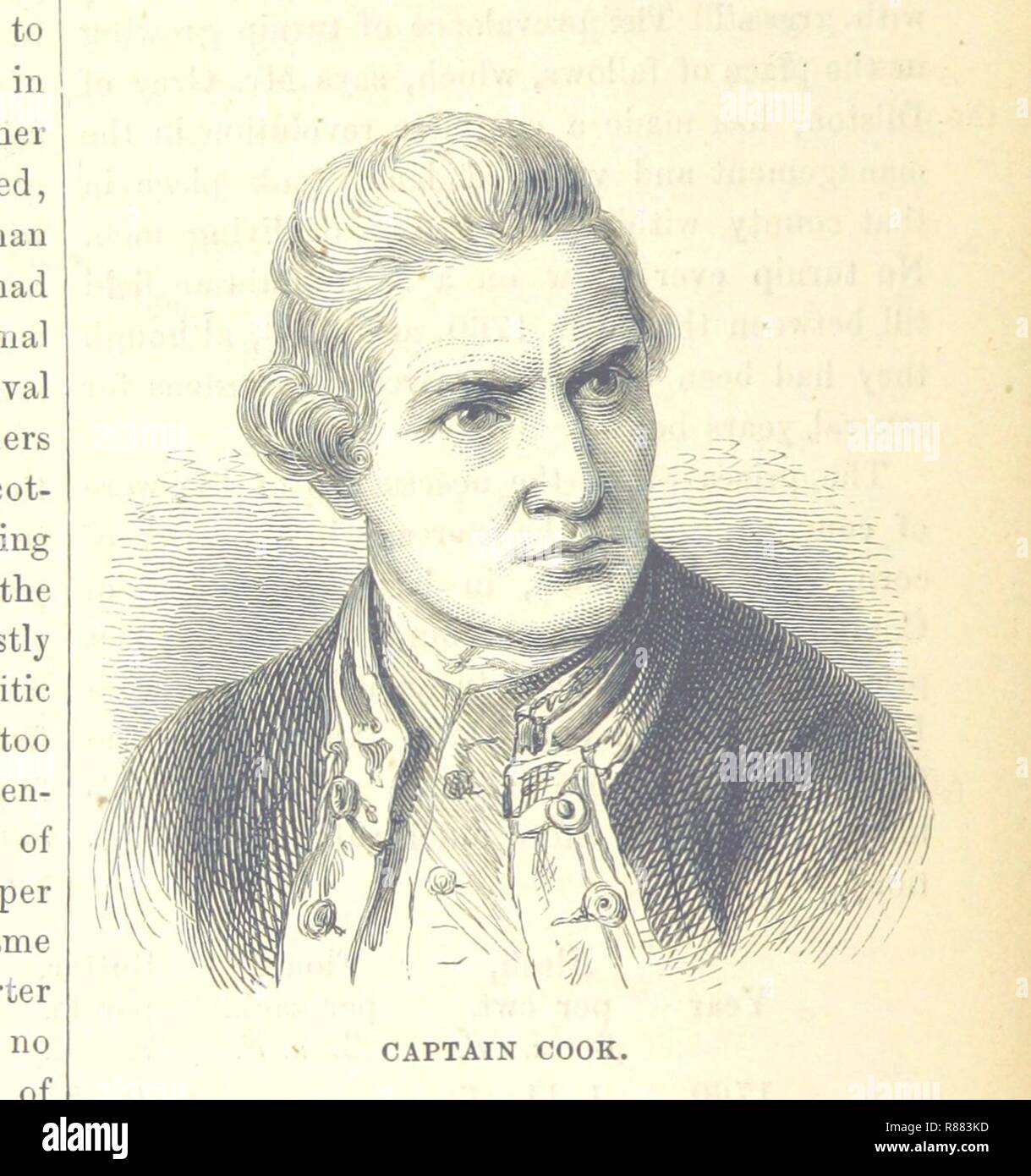 Captain Cook from The National and Domestic History of England Stock ...