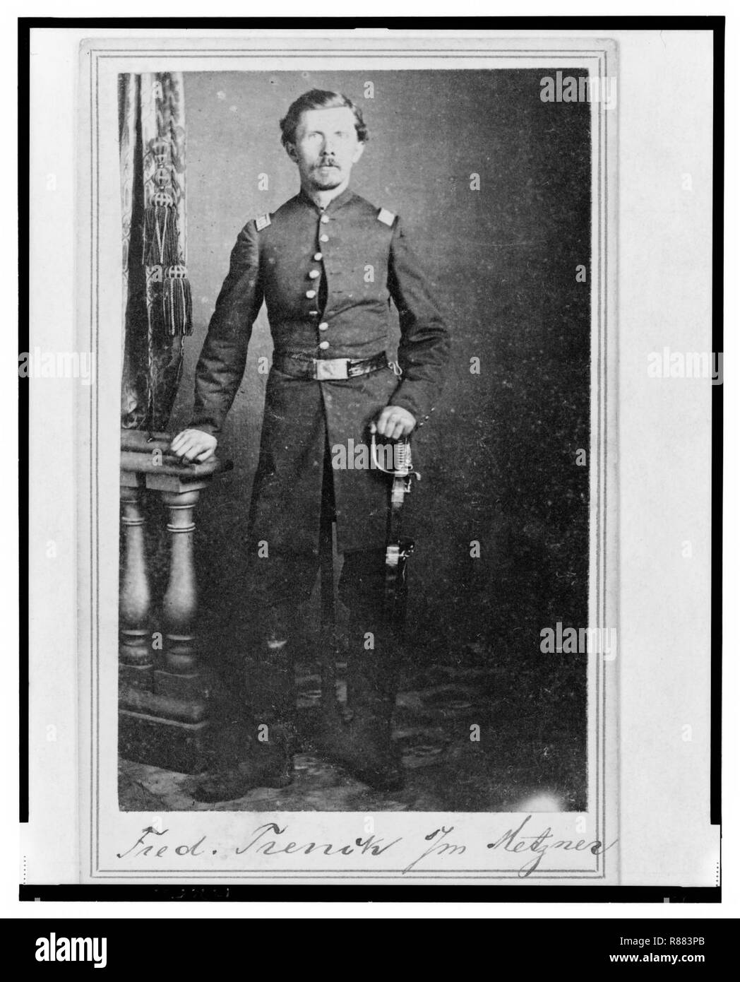 Captain Frederick ‘Ned‘ Trenk (Trenck), Union officer in the 32nd ...