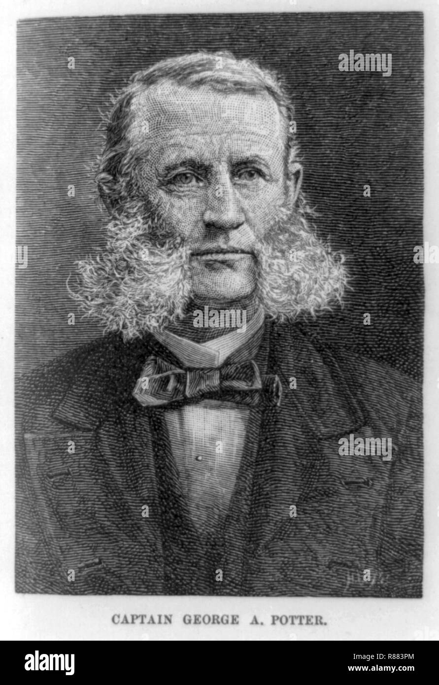 Captain George A. Potter Stock Photo - Alamy