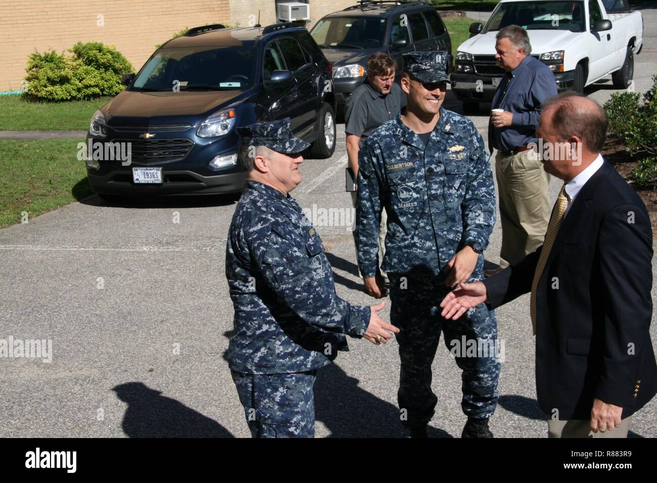Captain Grant Morris Retirement Stock Photo - Alamy