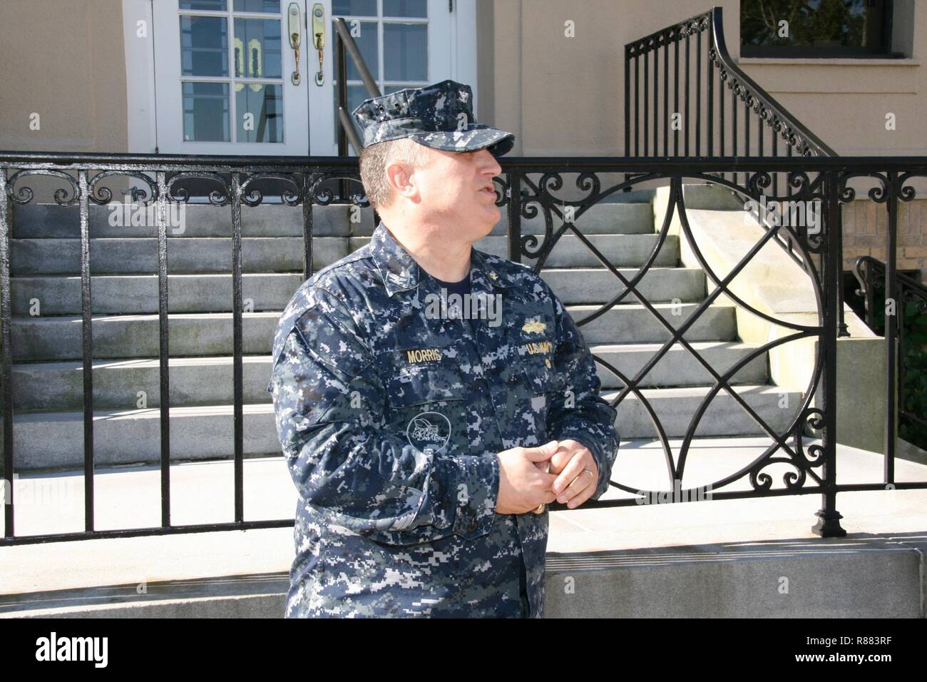Captain Grant Morris Retirement Stock Photo - Alamy