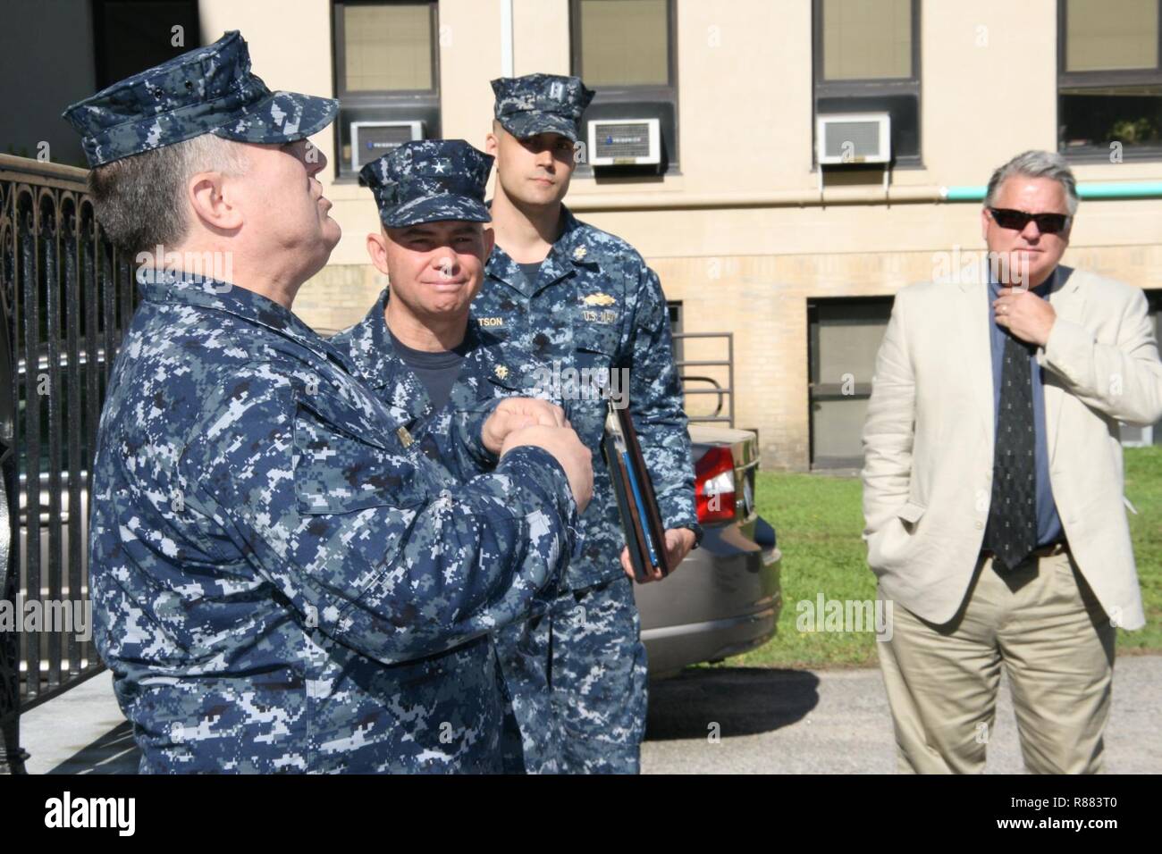 Captain Grant Morris Retirement Stock Photo - Alamy