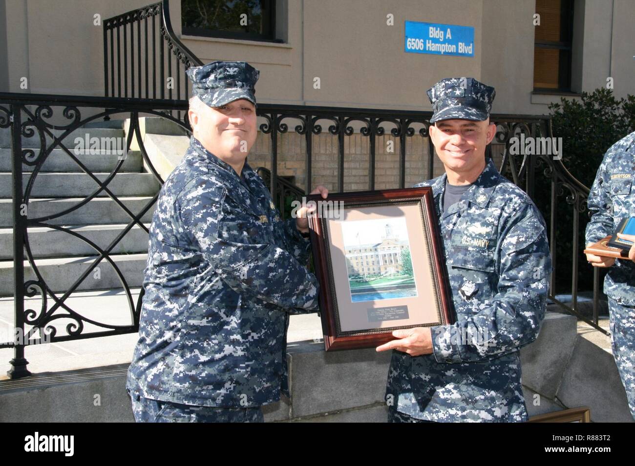 Captain Grant Morris Retirement Stock Photo - Alamy