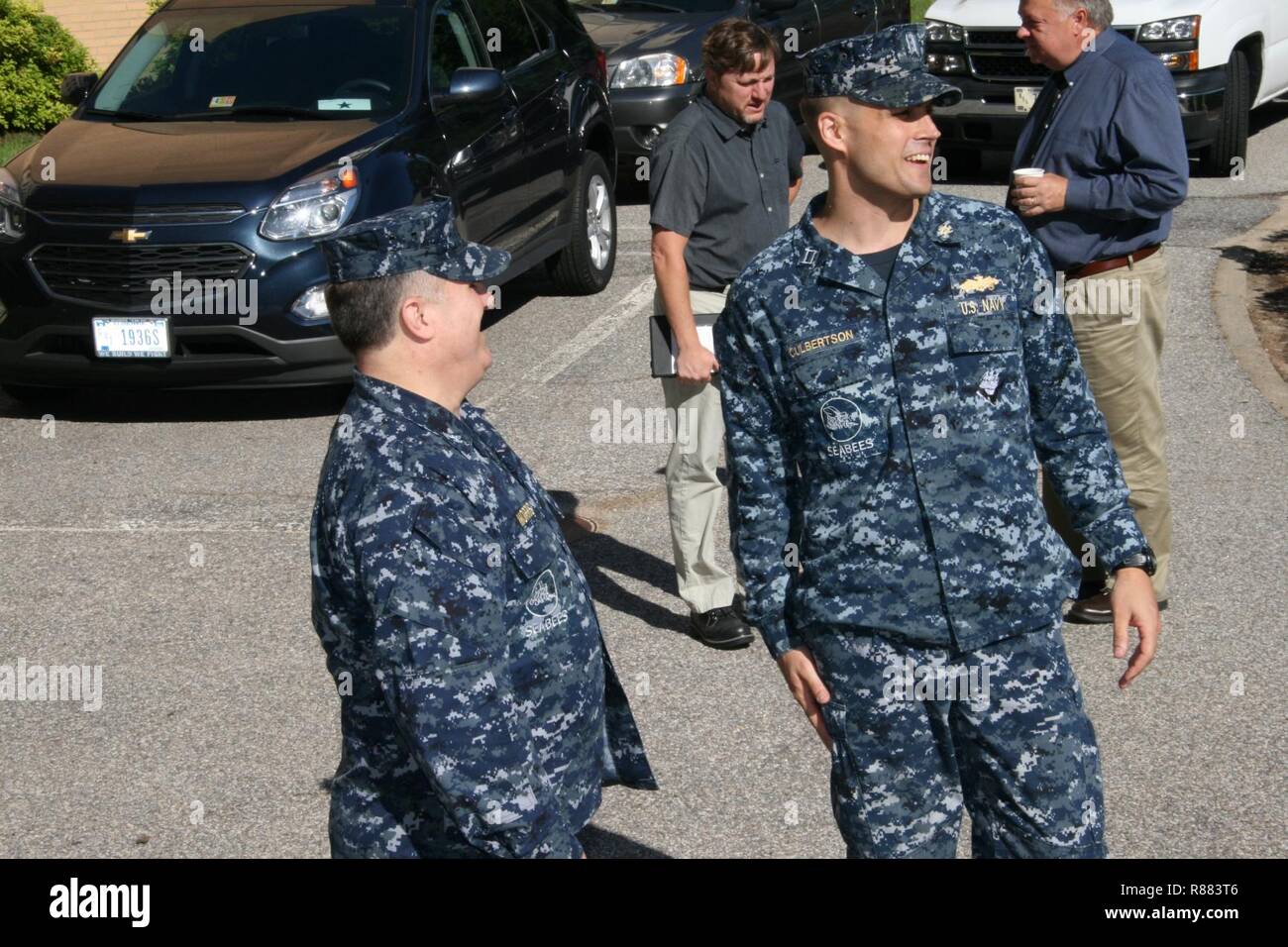 Captain Grant Morris Retirement Stock Photo - Alamy