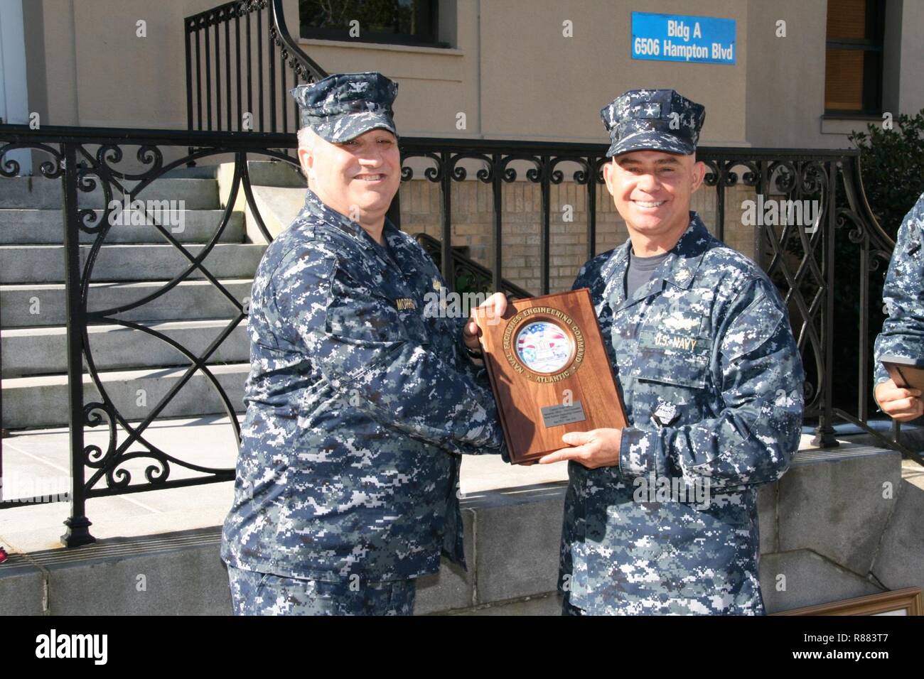 Captain Grant Morris Retirement Stock Photo - Alamy
