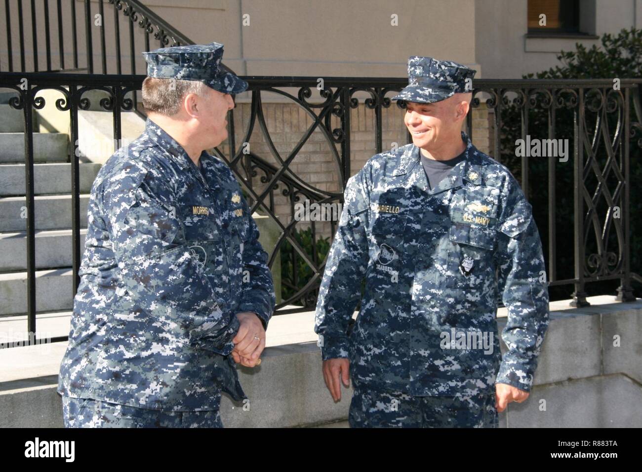 Captain Grant Morris Retirement Stock Photo - Alamy