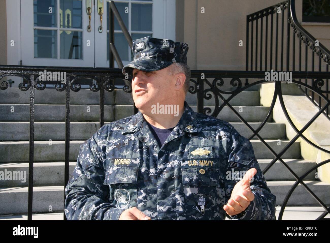 Captain Grant Morris Retirement Stock Photo - Alamy
