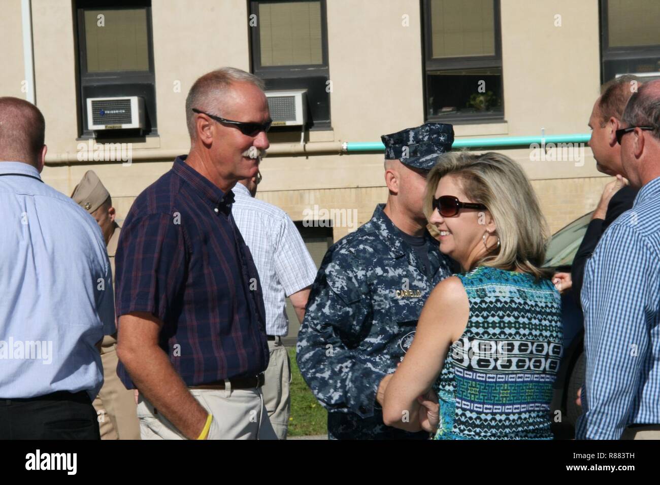 Captain Grant Morris Retirement Stock Photo - Alamy