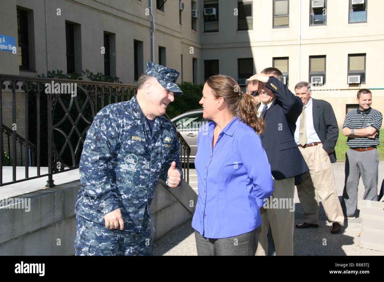 Captain Grant Morris Retirement Stock Photo - Alamy