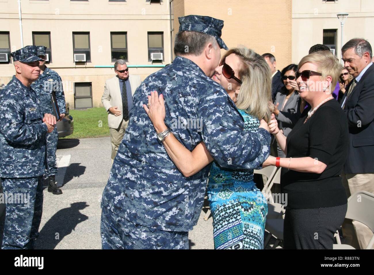 Captain Grant Morris Retirement Stock Photo - Alamy