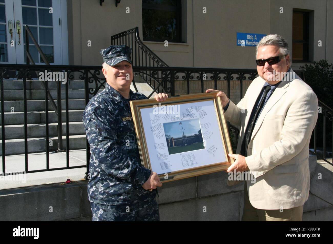 Captain Grant Morris Retirement Stock Photo - Alamy