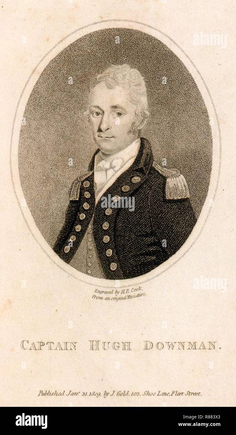 Captain Hugh Downman Stock Photo - Alamy