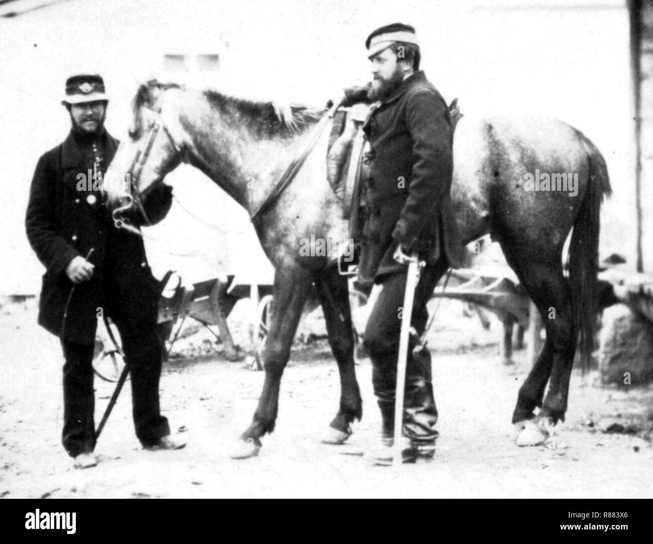 Captain Hume on the staff of Sir John Campbell & his brother Stock ...