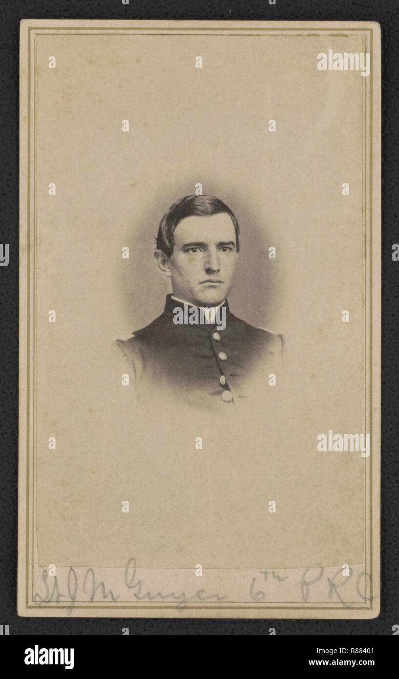 Captain John M. Guyer of Co. I, 35th Pennsylvania Infantry Regiment in ...